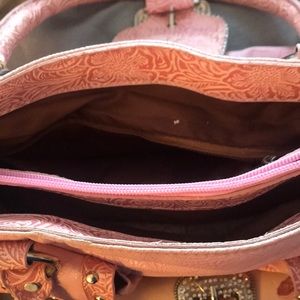 Bags | Shoulder Pink Bag Purse With Matching Wallet | Poshmark
